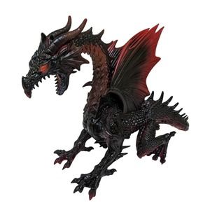 Toys | Pan Asian Creations Ltd Fire Dragon Red Led Eyes Plastic ...